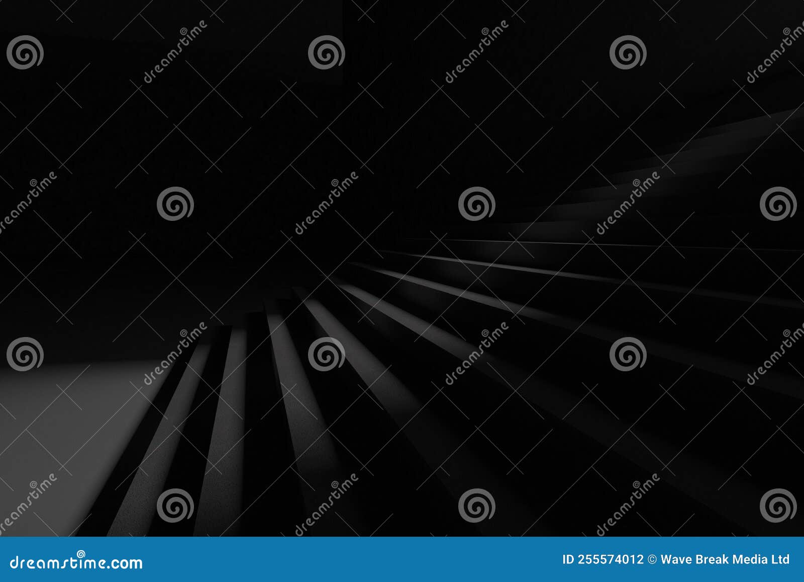 Steps in the darkness stock illustration. Illustration of graphic ...