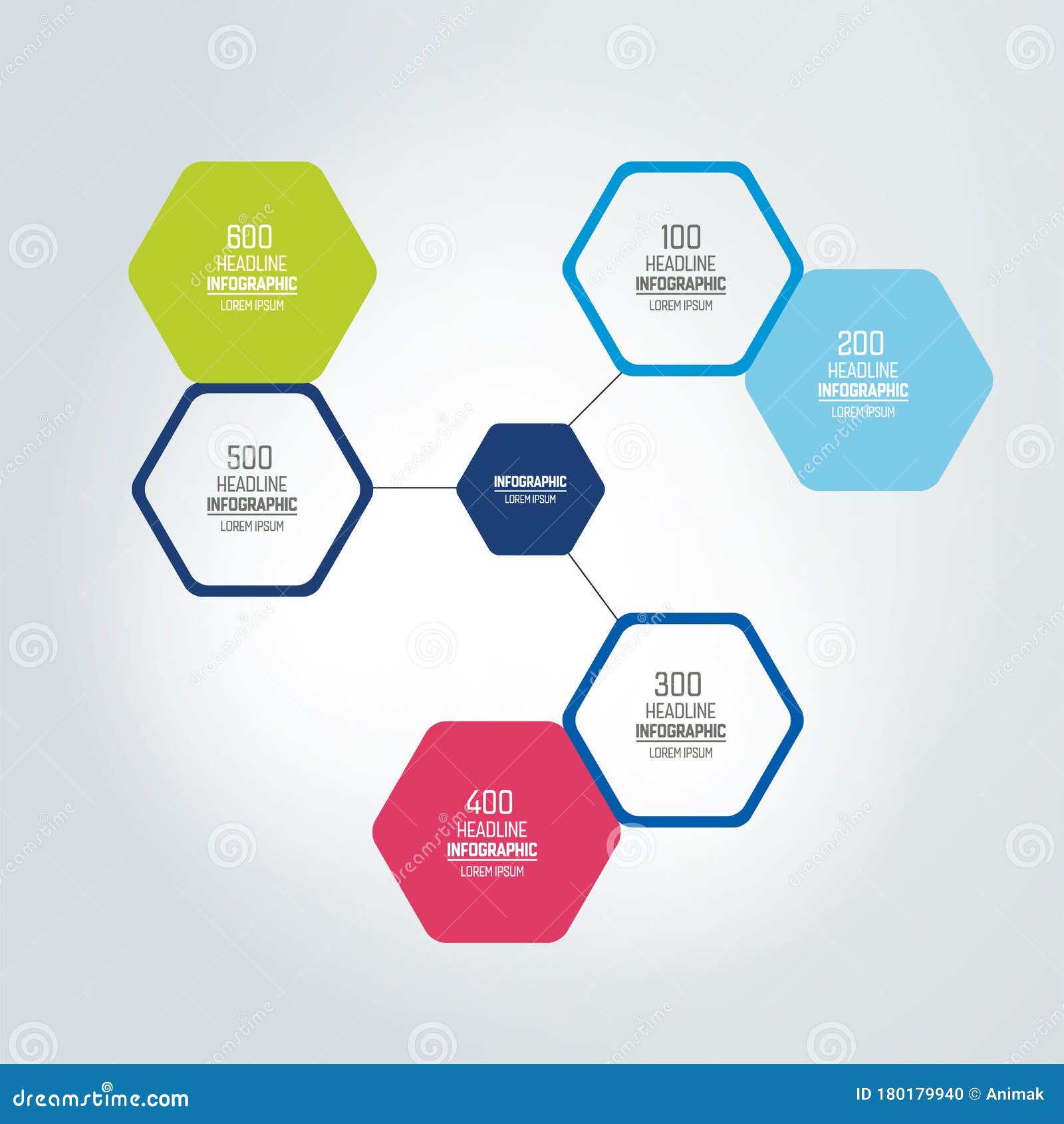 3 Steps Diagram, Scheme, Flowchart. Infographic Element Stock Vector ...