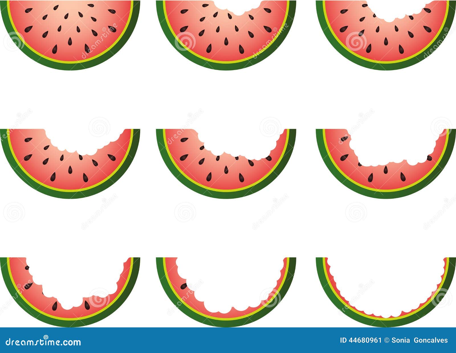 Slice Of Watermelon Pixel Art Pattern Seamless. 8 Bit Red Melon ...