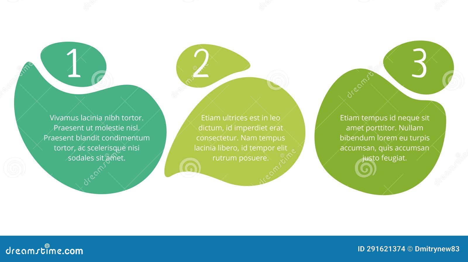 3 Steps Eco-friendly Goals Infographic Template Stock Illustration ...