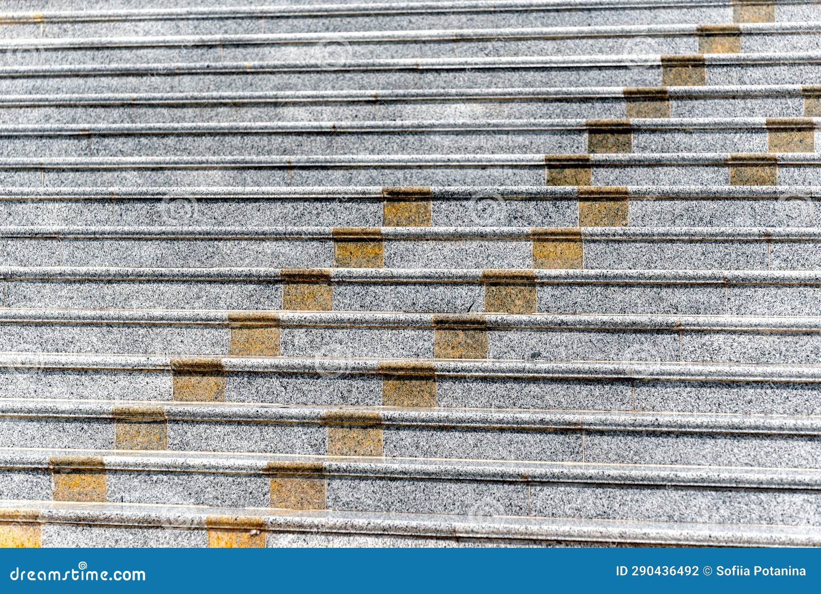 Steps of an Empty Stone Granite Staircase Close Up Stock Photo - Image ...