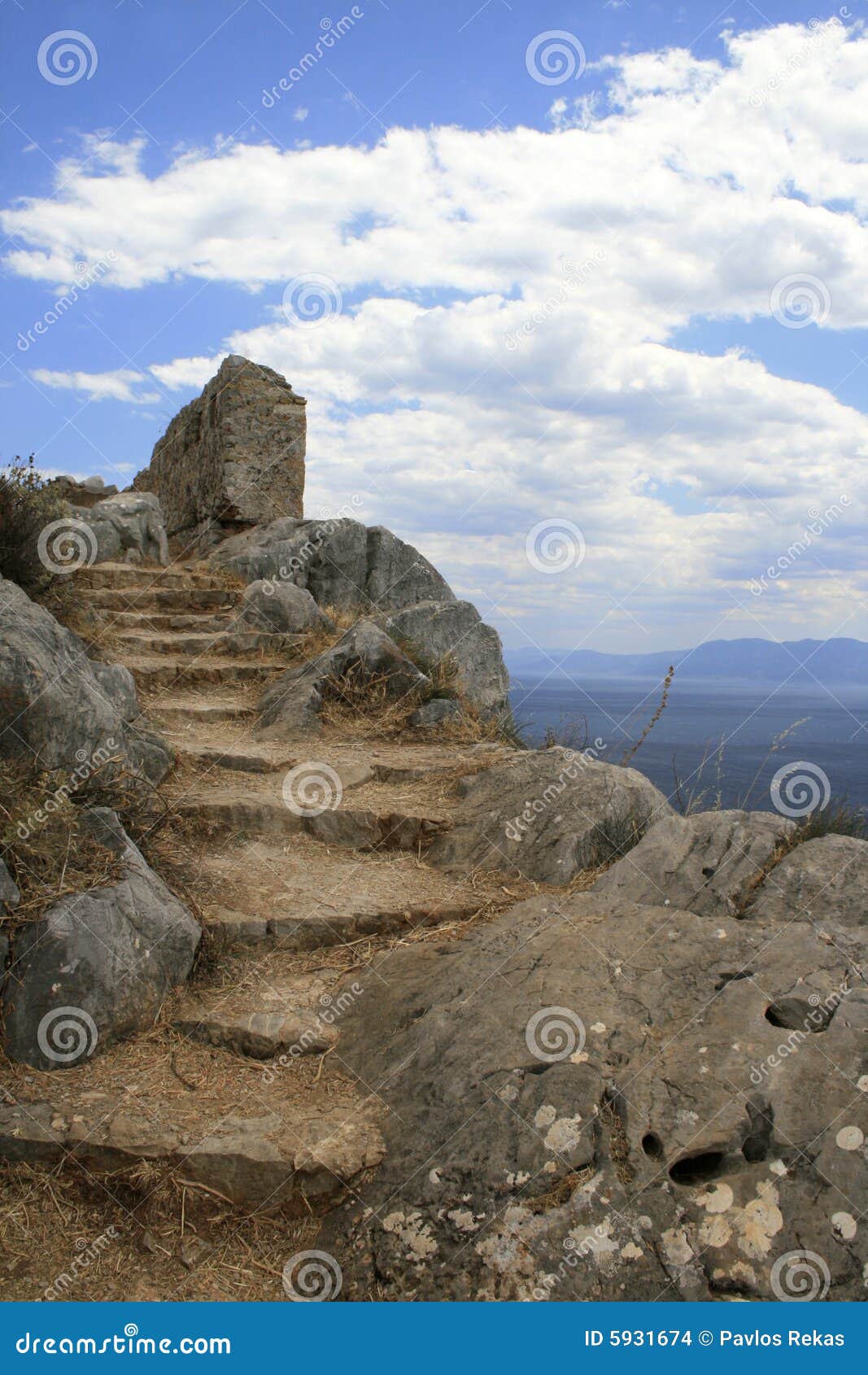 Steps at fort stock photo. Image of peloponnese, military - 5931674