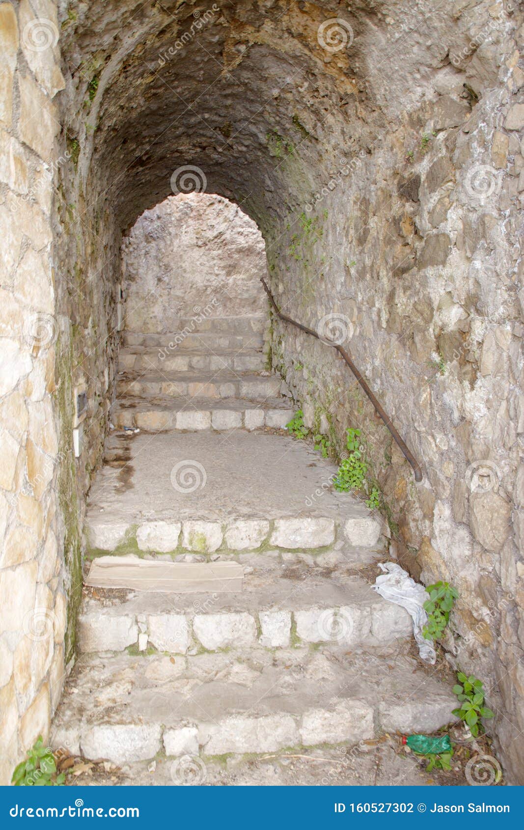 Steps goping up a hill stock photo. Image of walk, step - 160527302
