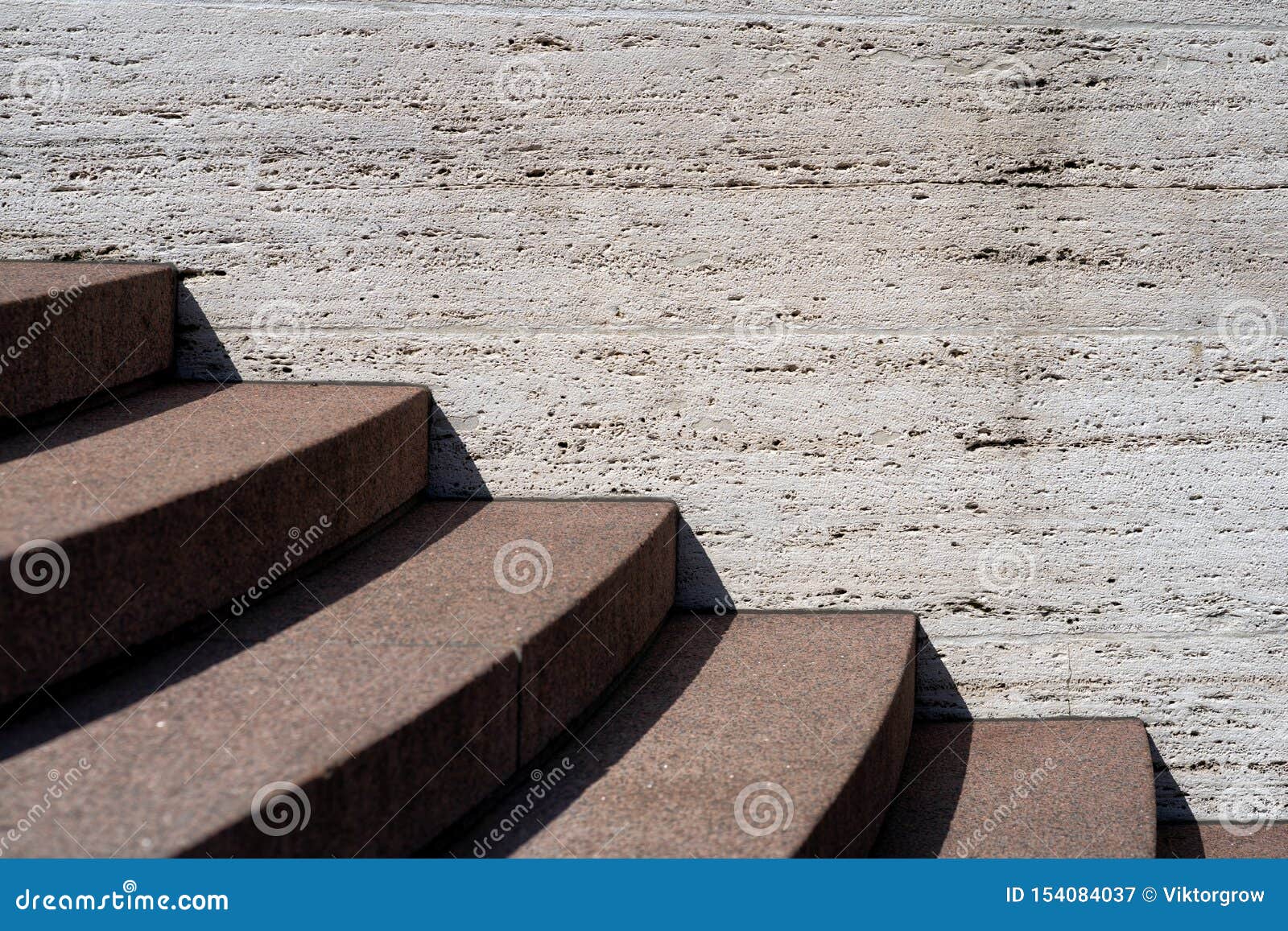 Steps of Granite Stairs with Shadow Stock Image - Image of landmark ...