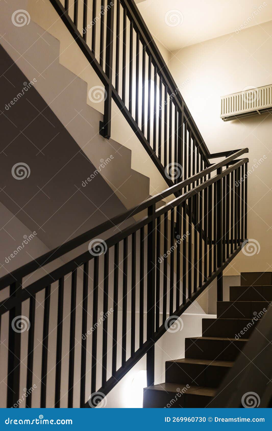 Indoor Fire Hydrant In The Wall Of The Building, Fire Extinguishing ...