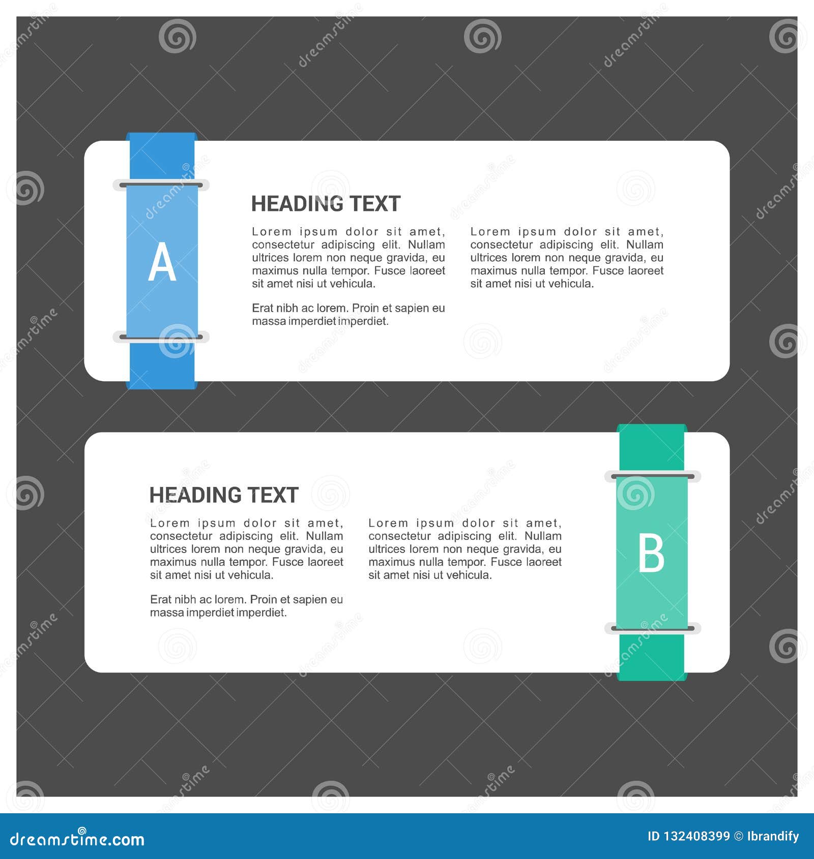 Steps Infographics Design with Typography Vector Stock Vector ...