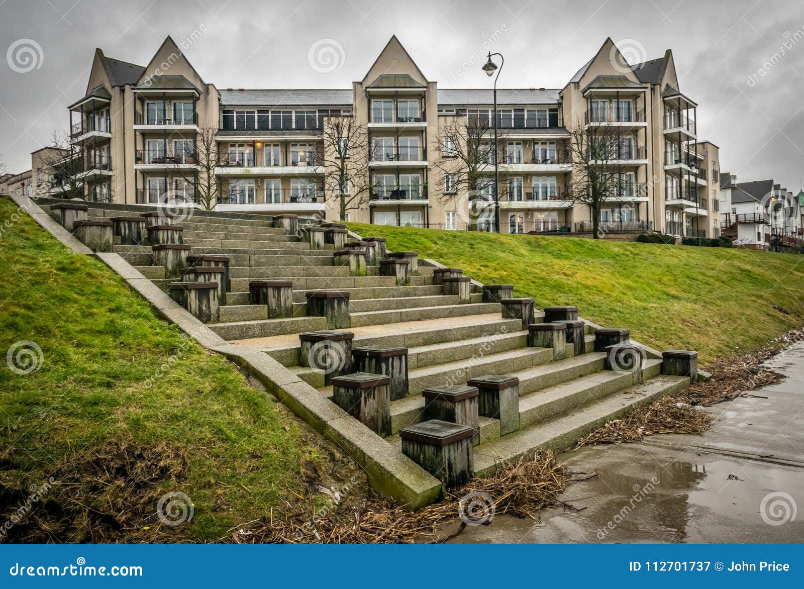 Decorative steps side view stock image. Image of footpath - 112701737