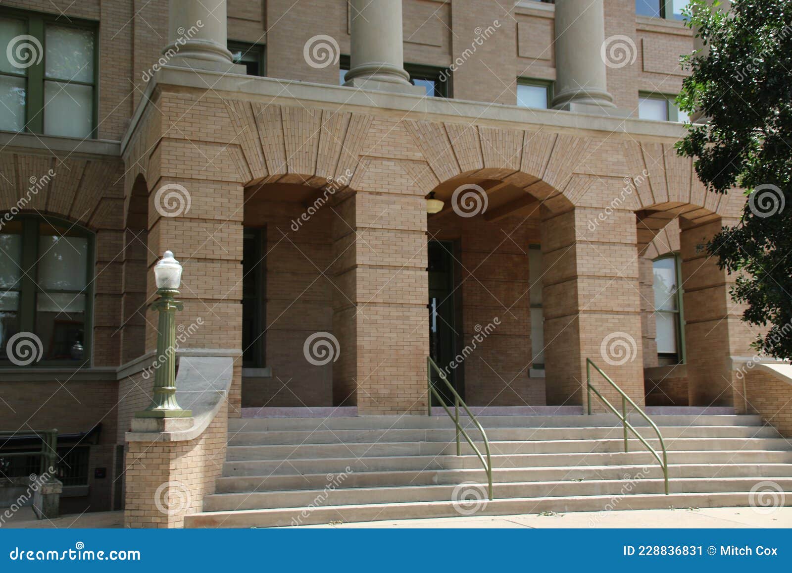 Courthouse Steps stock image. Image of steps, arch, entrance - 228836831