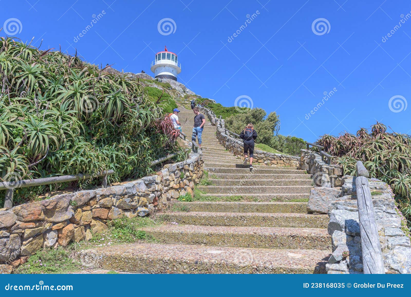 Steps Leading To the Old Lighthouse at Cape Point Editorial Image ...