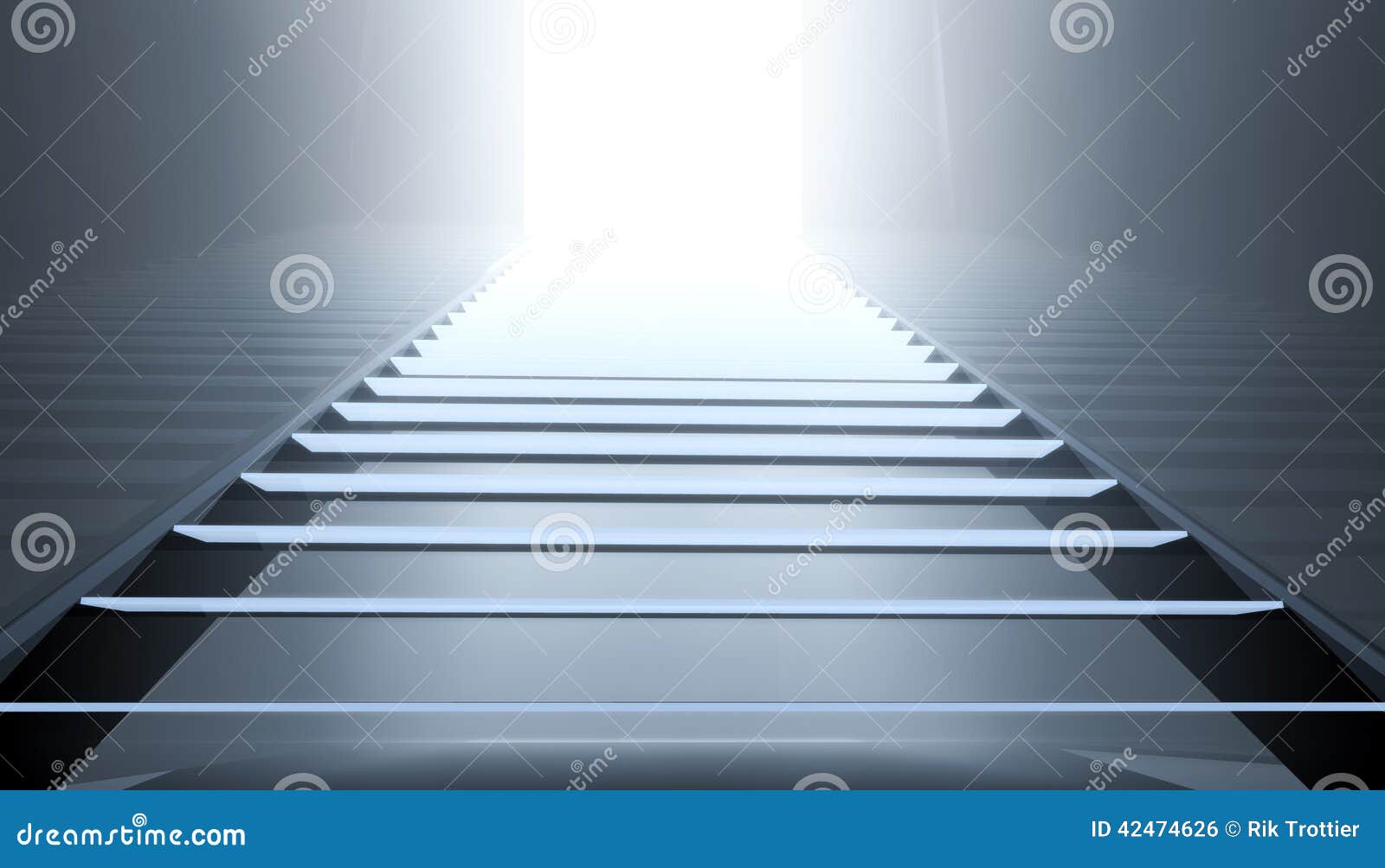 Steps into the light stock illustration. Illustration of leading - 42474626