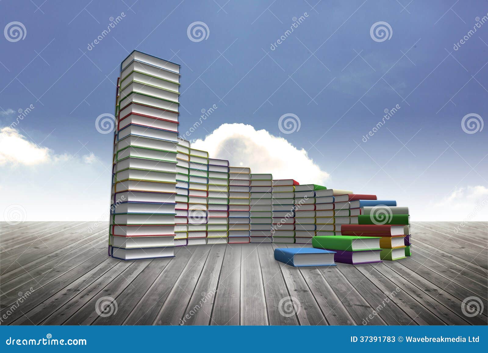 Steps made of books stock illustration. Illustration of steps - 37391783