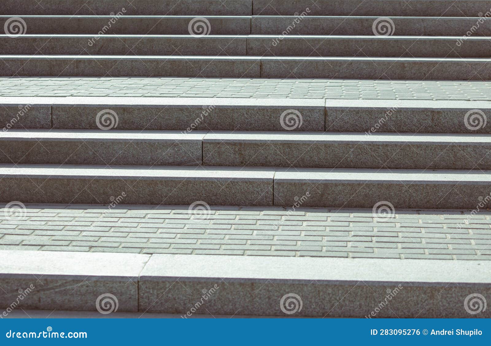 Steps Made of Paving Slabs in the Park. Stock Photo - Image of stones ...