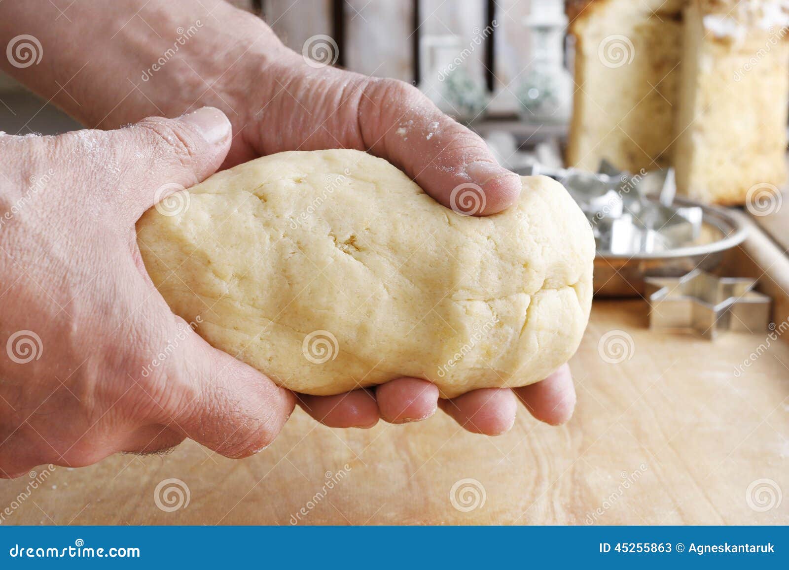 Steps of making pastry stock image. Image of pastry, recipe - 45255863