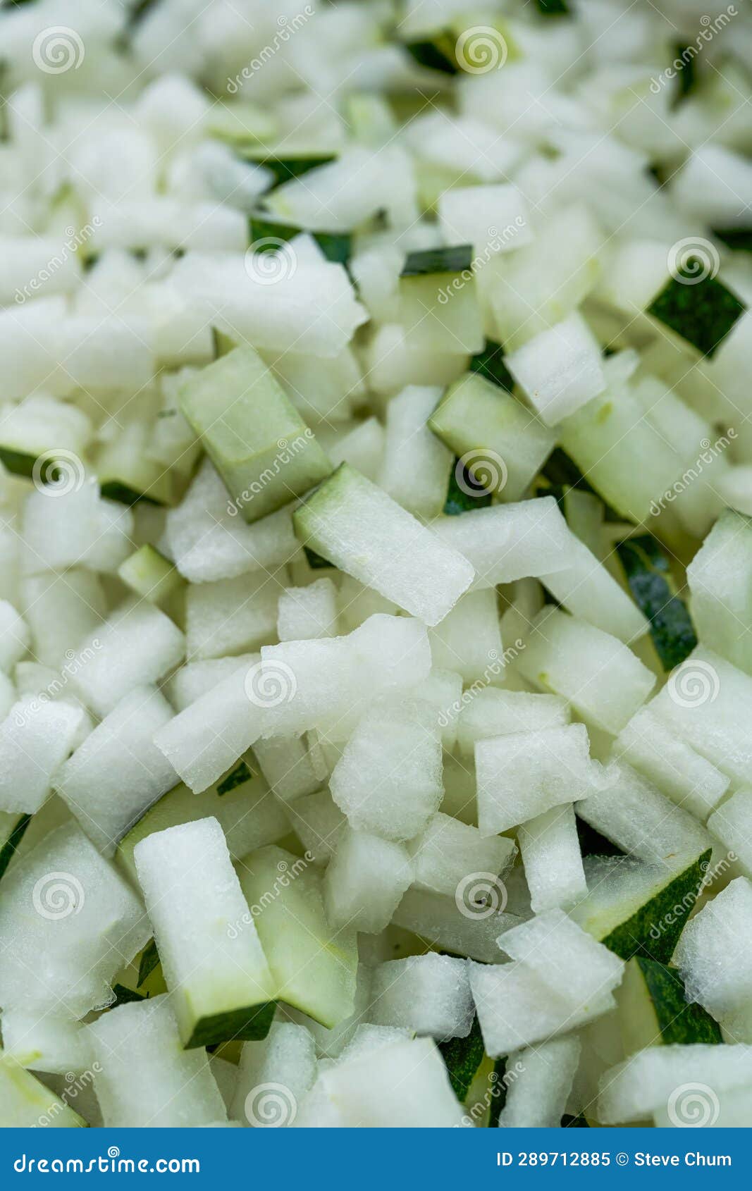 Steps of Making Winter Melon Tea, Close-up of Chopped Winter Melon ...