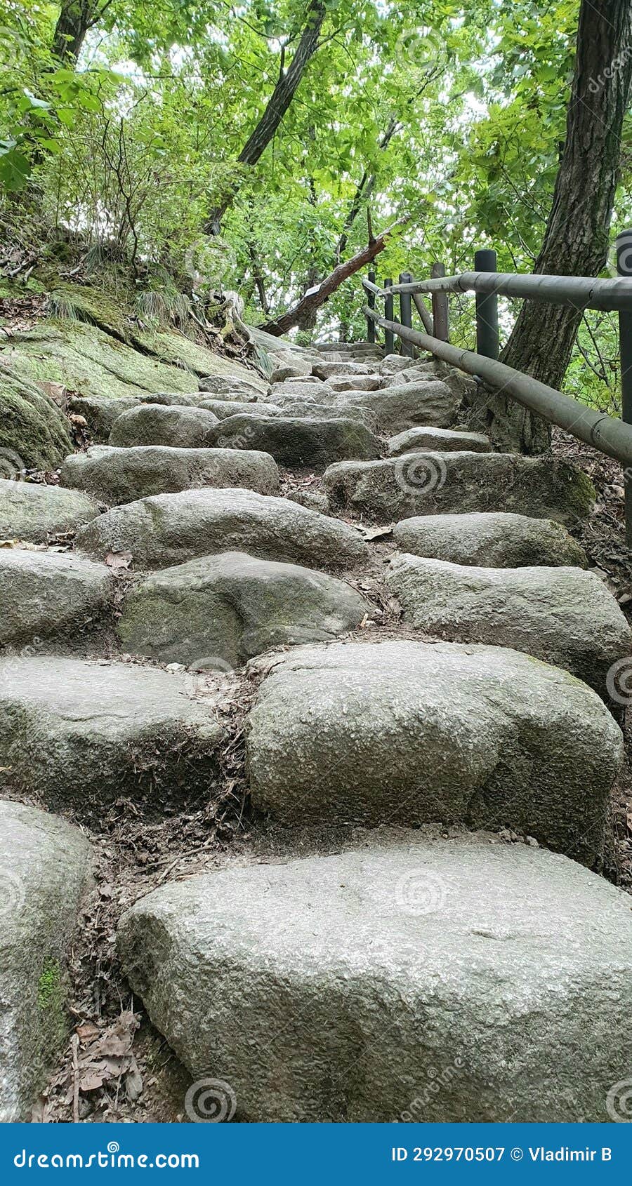 Steps in the mountains. stock image. Image of mountains - 292970507
