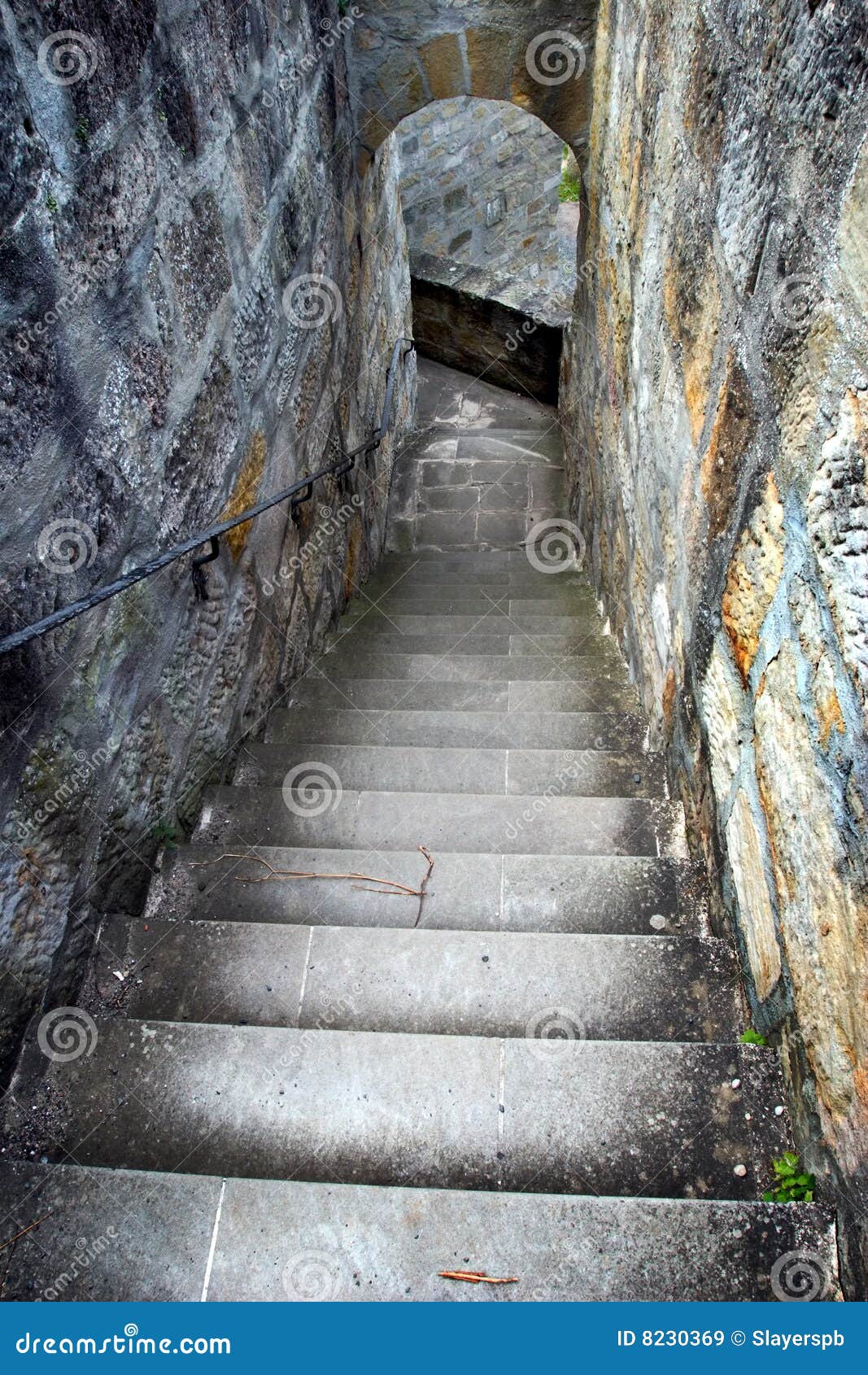 Steps in old castle stock image. Image of castle, obsolete - 8230369