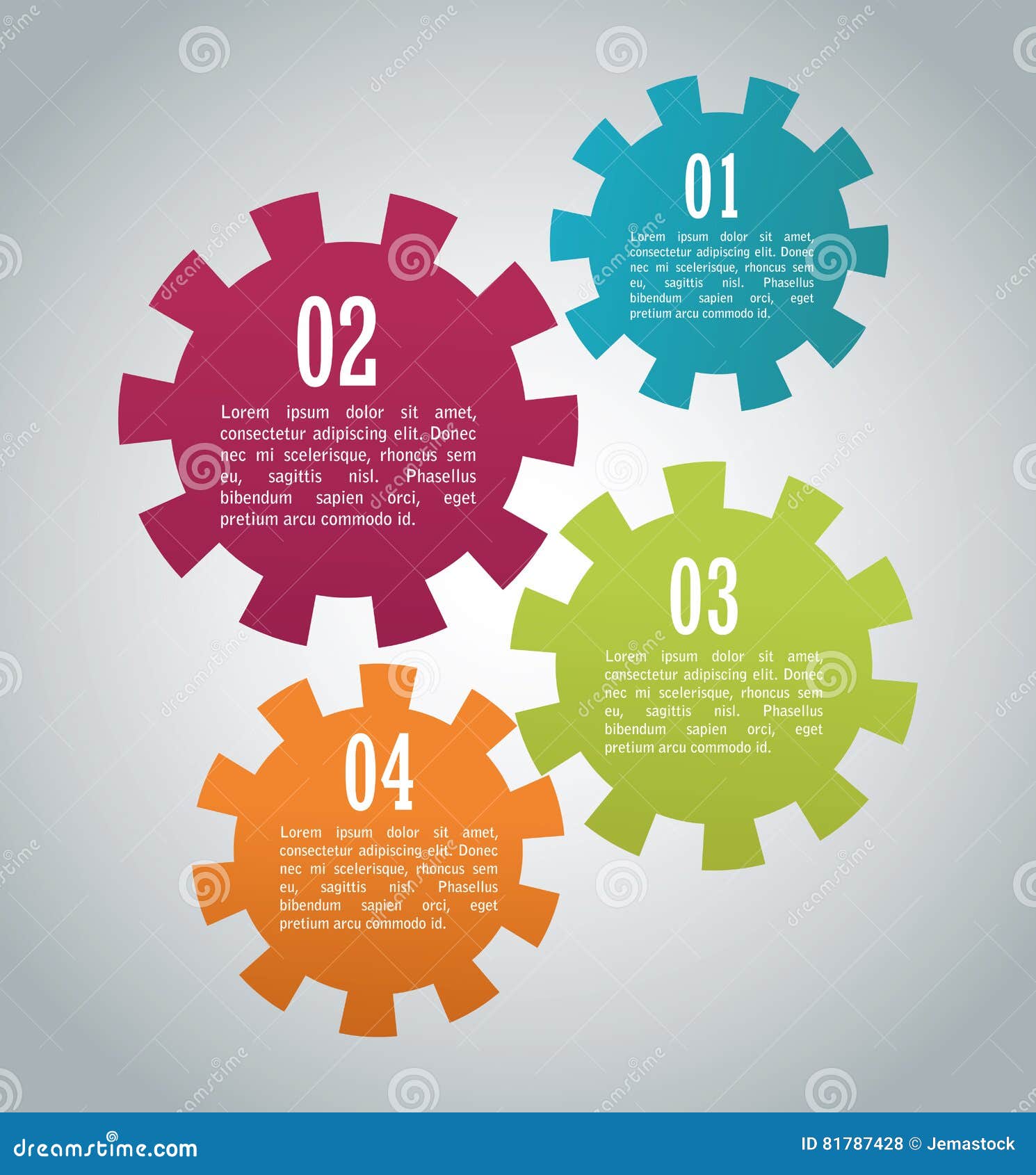 Steps Options and Infographic Design Stock Vector - Illustration of ...