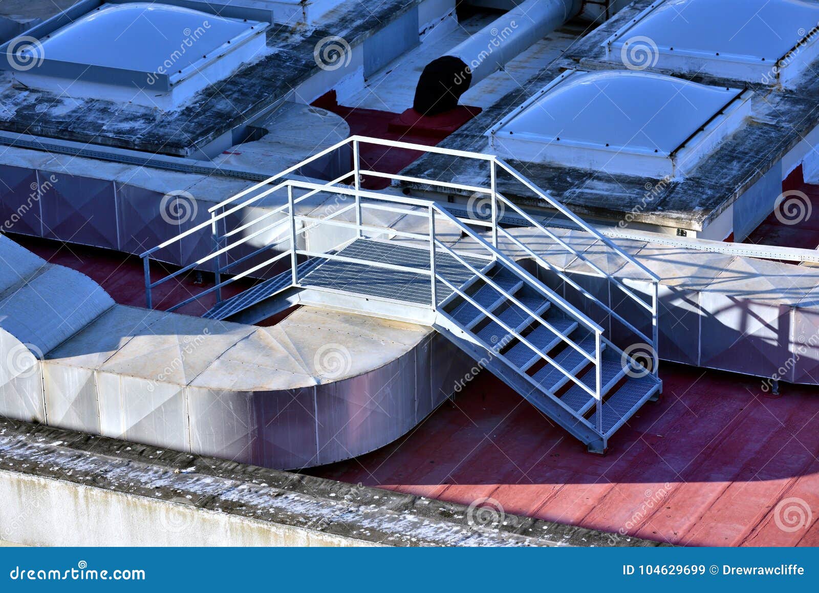 Modular step platform stock image. Image of skylights - 104629699