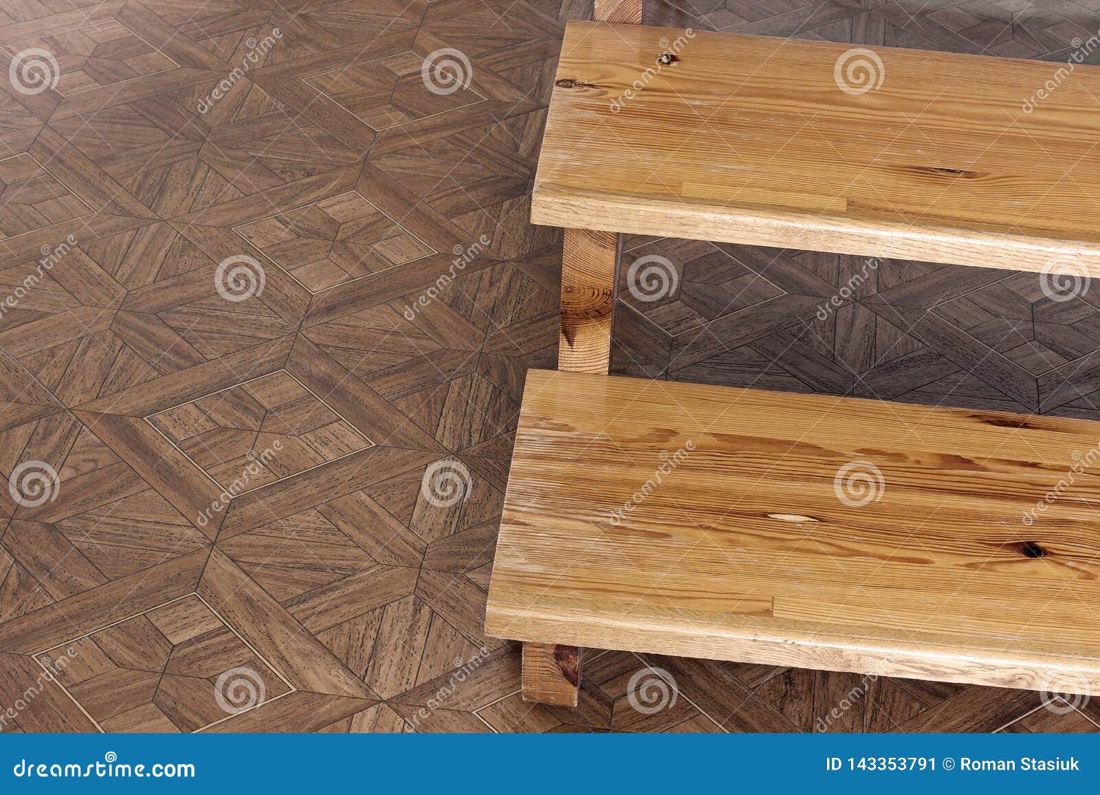 Steps Pasos De Madera De La Escalera De Madera Imagen de archivo ...