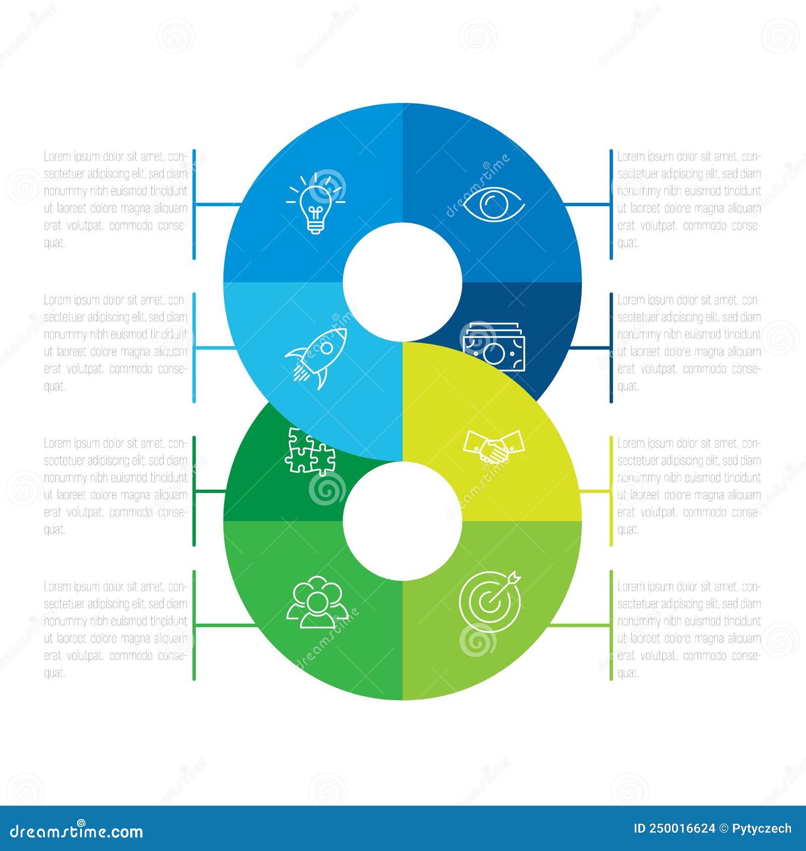 8 Steps Process Modern Infographic Diagram Stock Illustration ...
