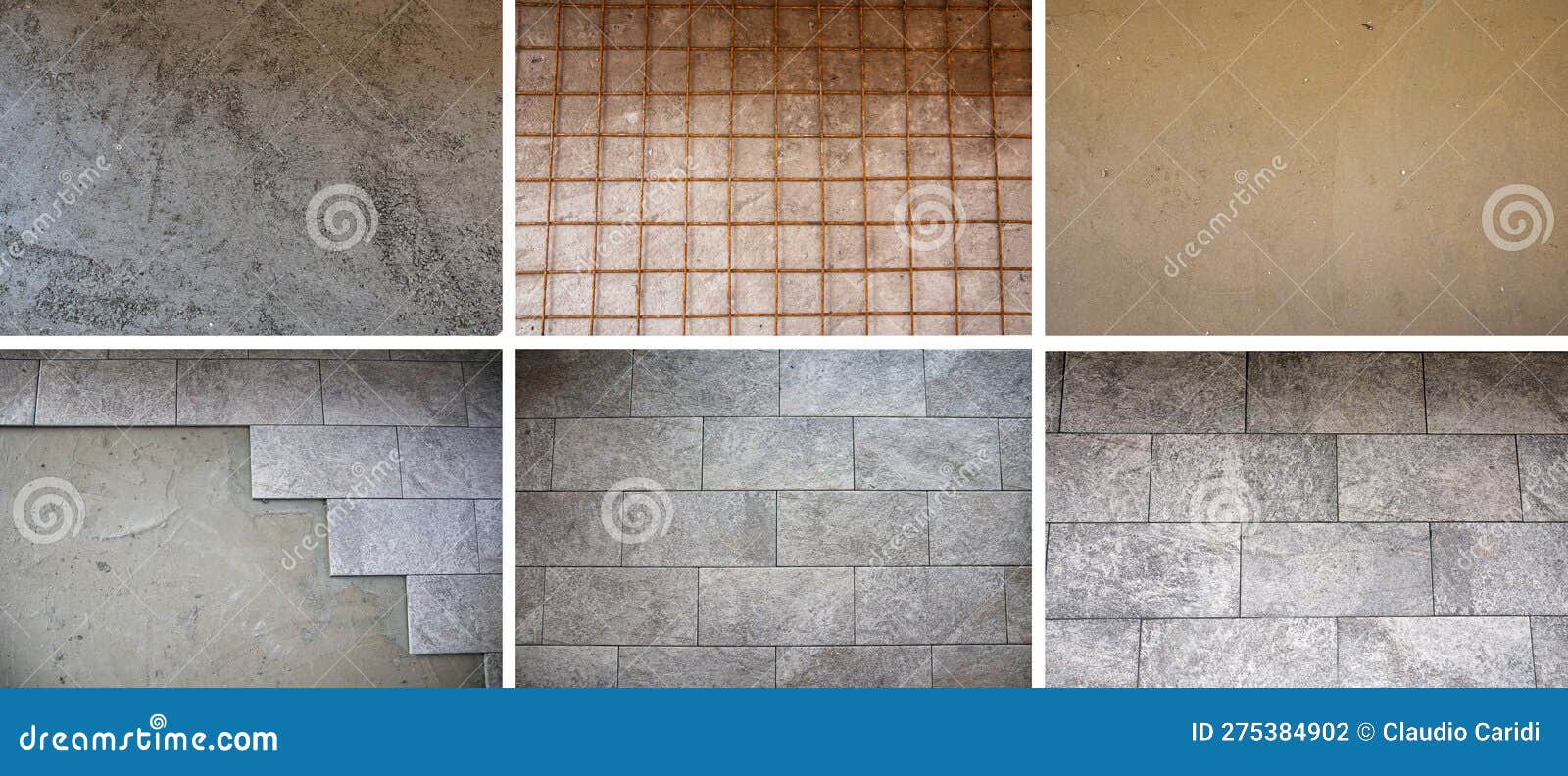 Steps from Reconstruction of the Terrace Floor of an Apartment. Step by ...