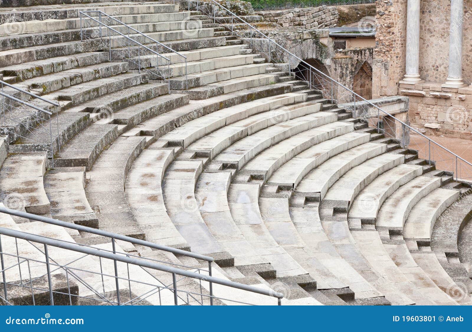 Steps of a Roman circus stock image. Image of culture - 19603801