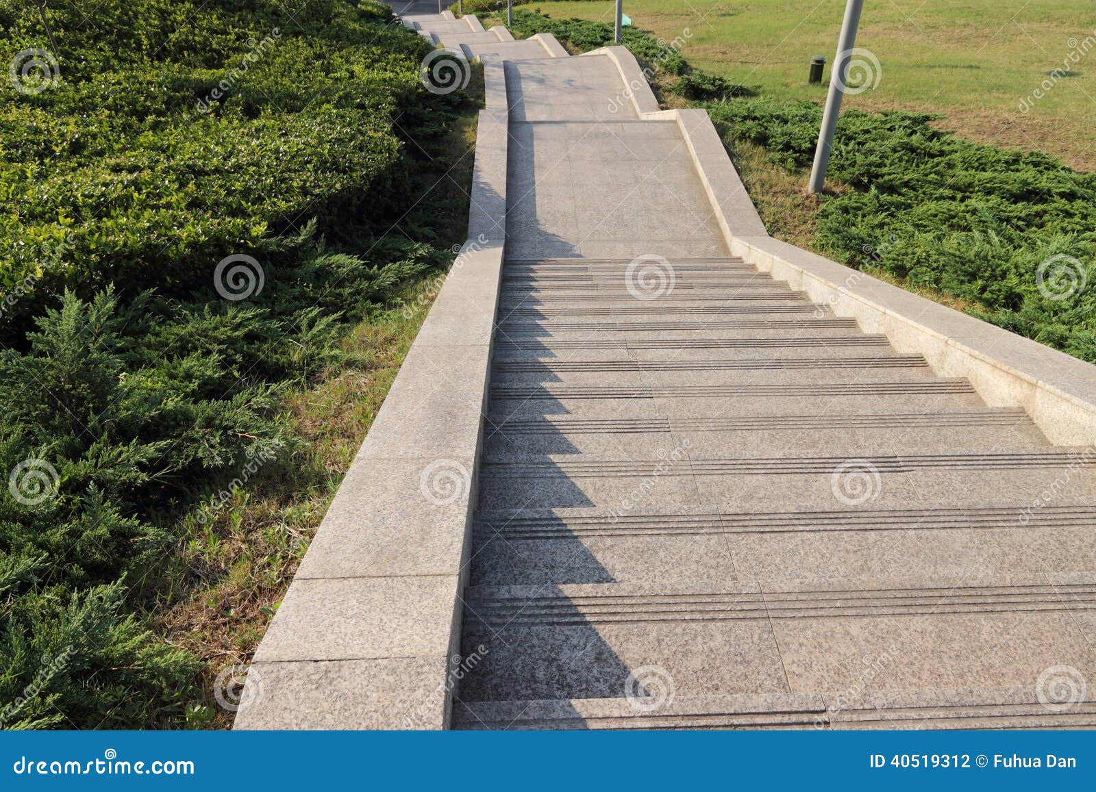Steps stock photo. Image of plant, park, sunny, green - 40519312
