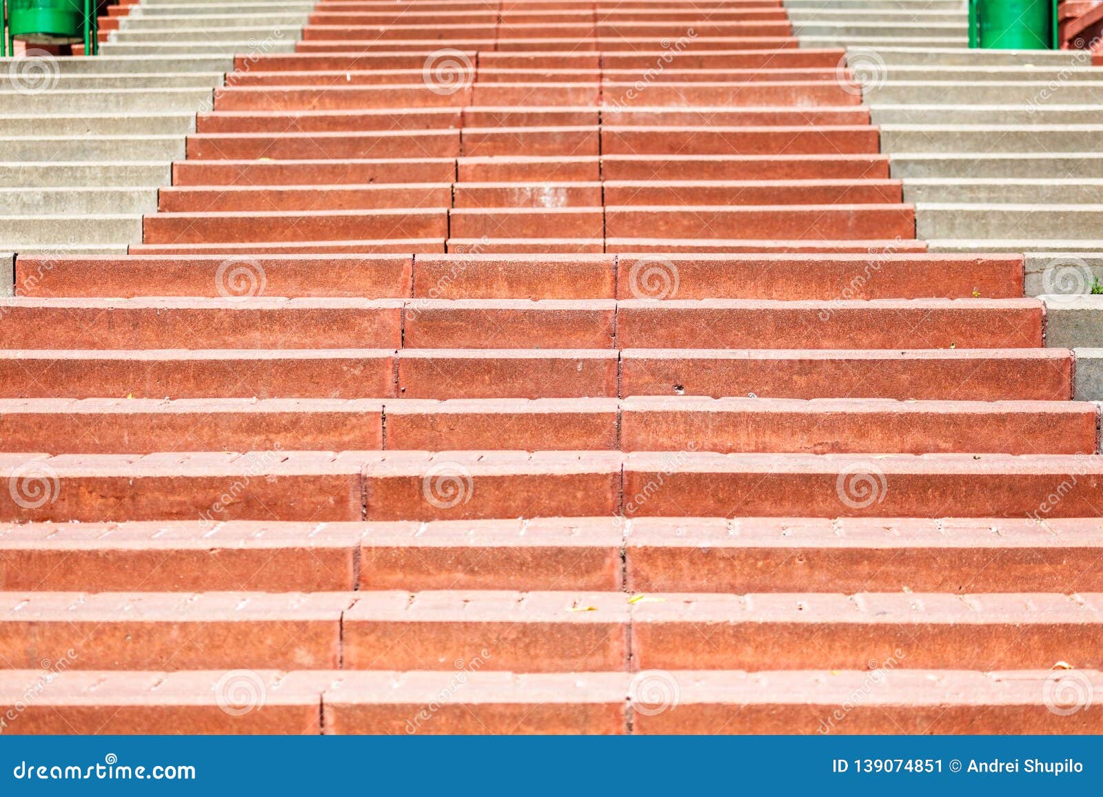 Steps in the Sidewalk Tile As a Background Stock Image - Image of block ...