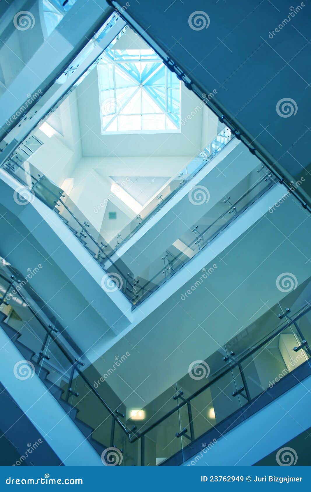 Steps Spirally Rising Upwards Stock Image - Image of buildings ...
