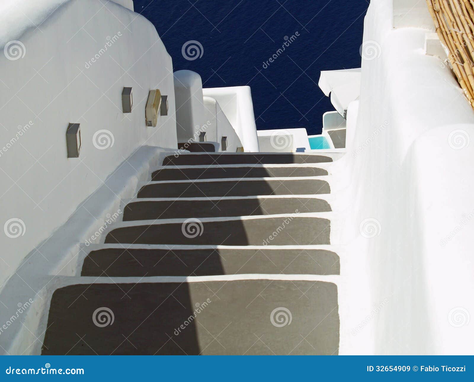 Steps in Santorini Greece stock image. Image of santorini - 32654909