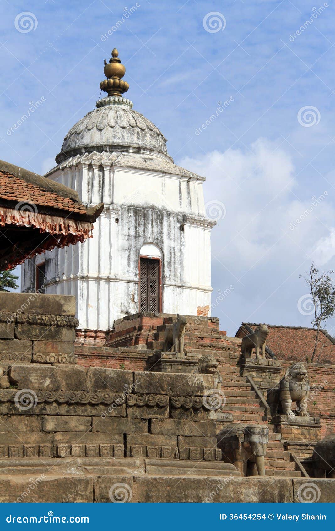 Steps and stupa stock photo. Image of monument, building - 36454254