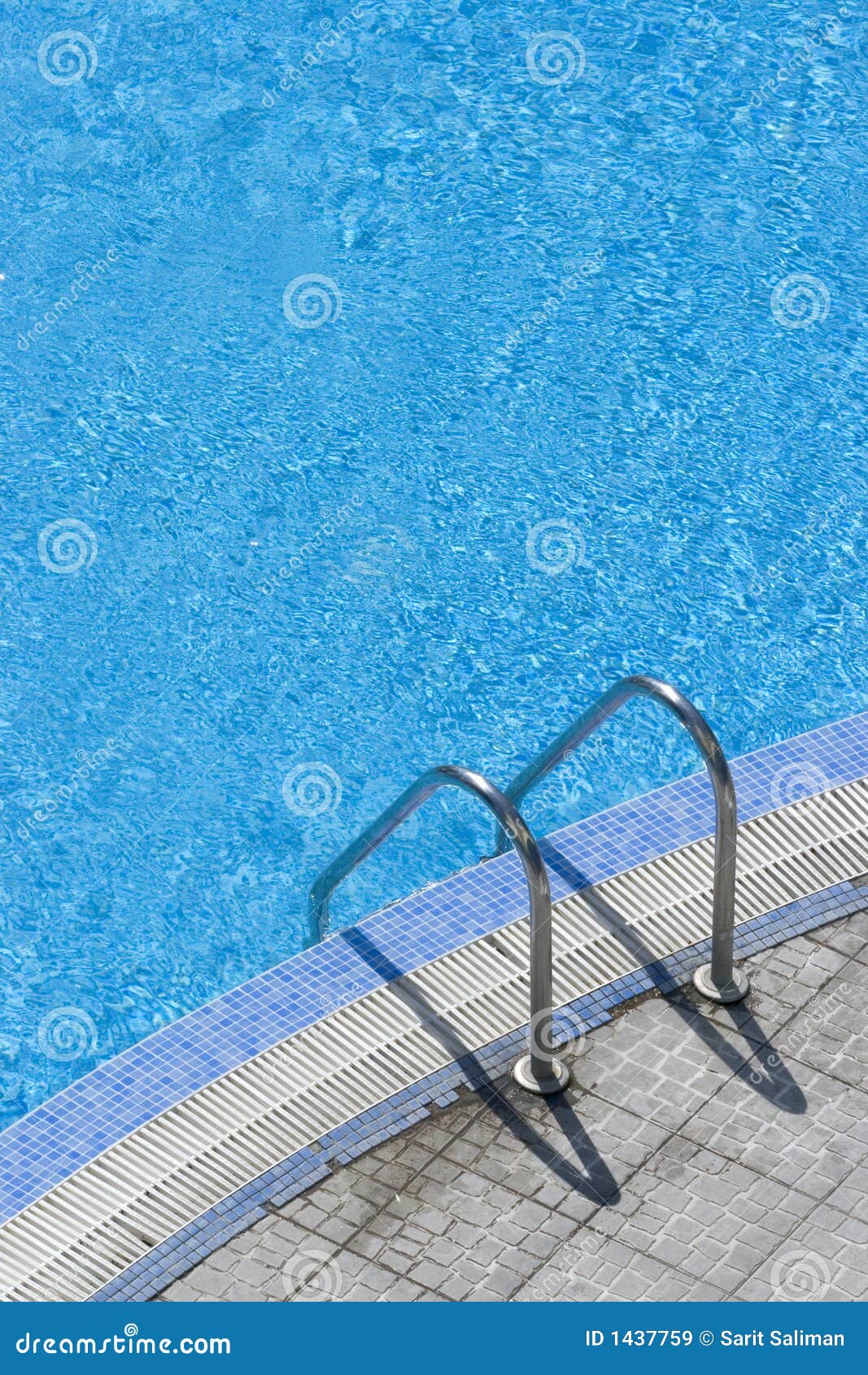 Steps into swimming pool stock image. Image of sparkle - 1437759