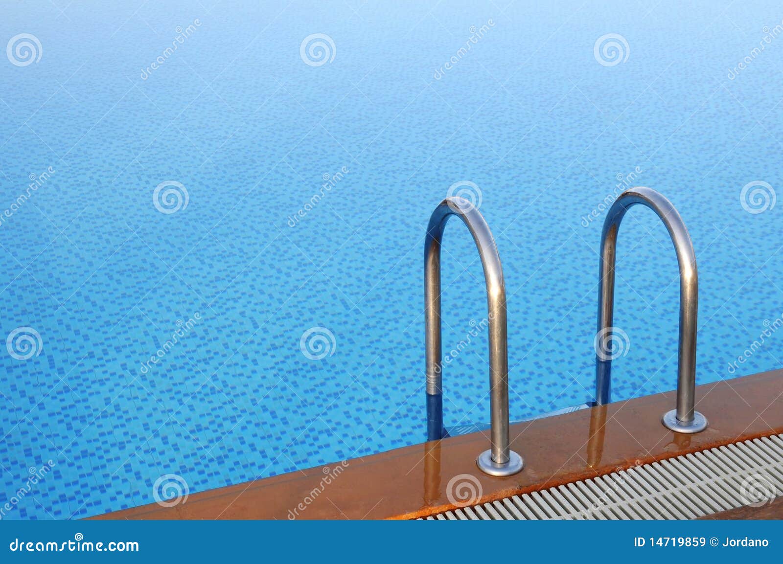 The Steps into a Swimming Pool Stock Image - Image of warm, depth: 14719859