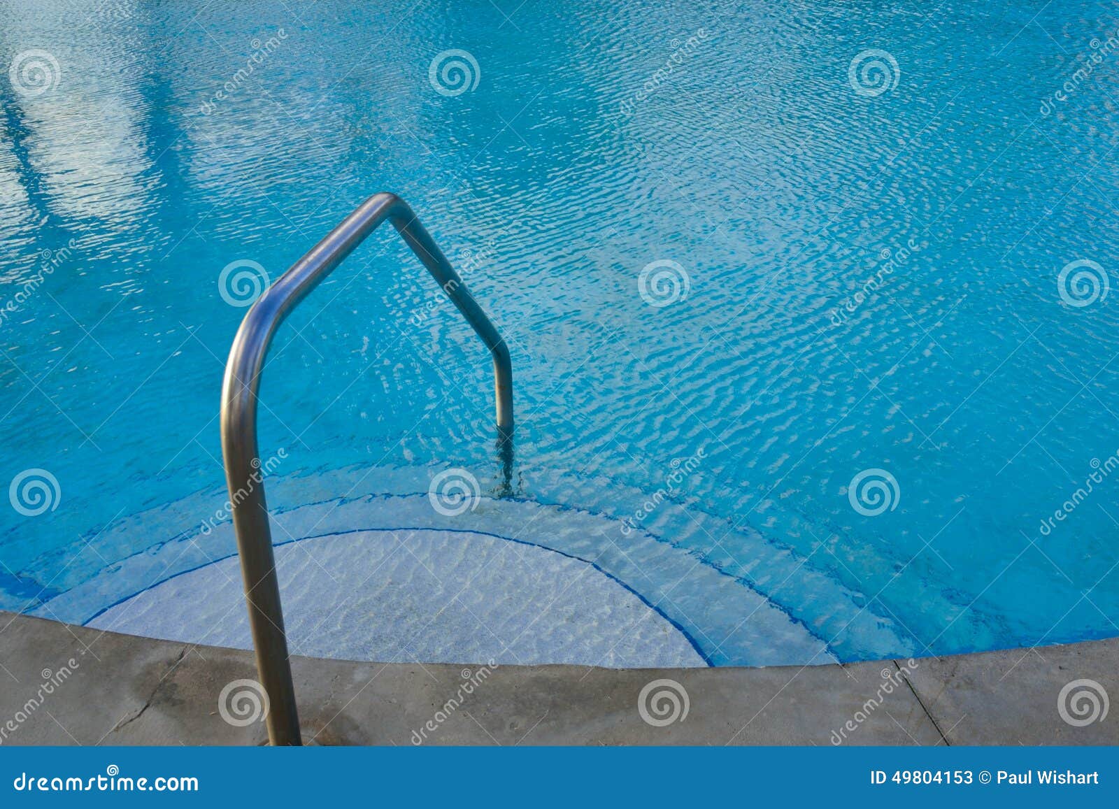 Steps into swimming pool stock image. Image of summer - 49804153