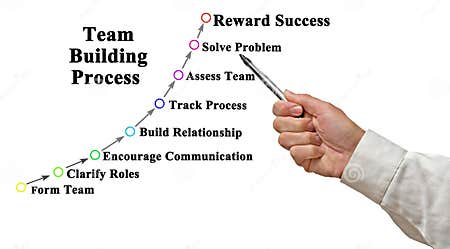 Team Building Process stock photo. Image of assess, encourage - 174967436
