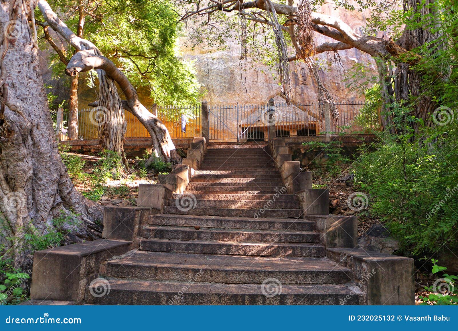 Steps of a Temple Path Way in Tamilnadu India. Stock Photo - Image of ...