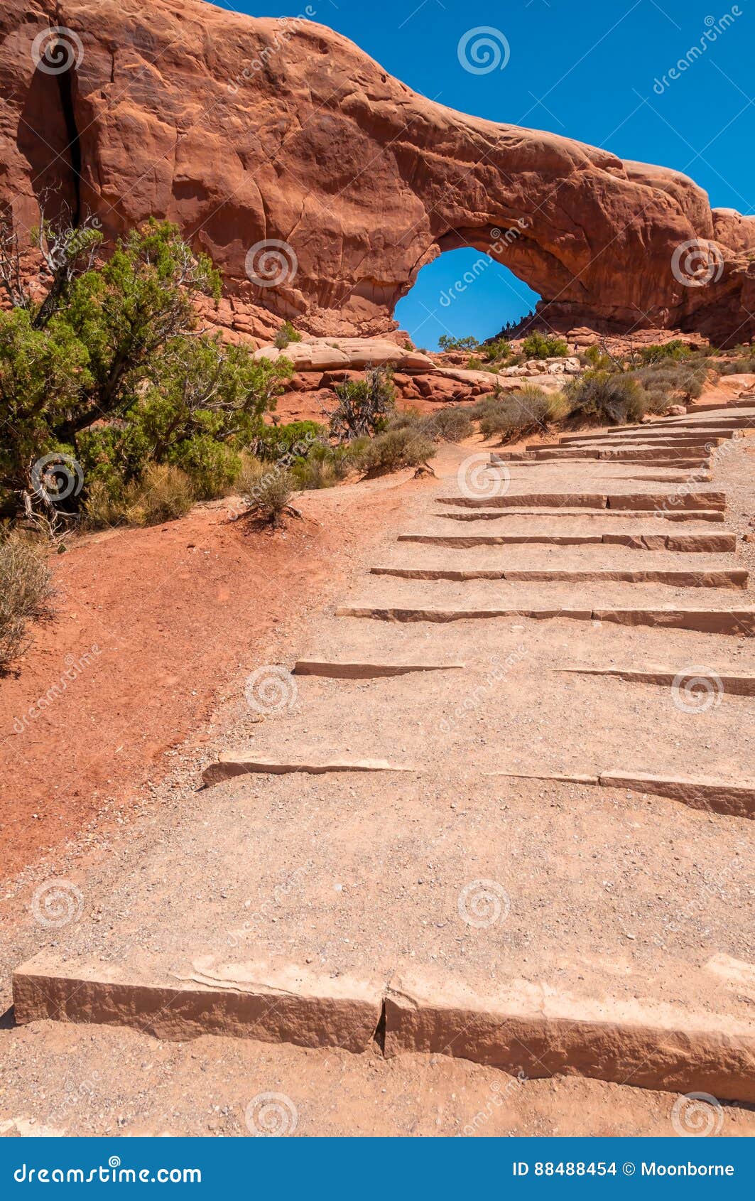 Steps to Arch stock photo. Image of geography, arch, environmental ...