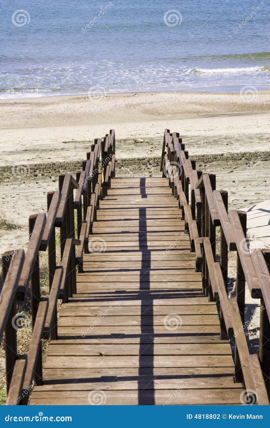 Steps to beach stock photo. Image of sabaudia, shoreline - 4818802