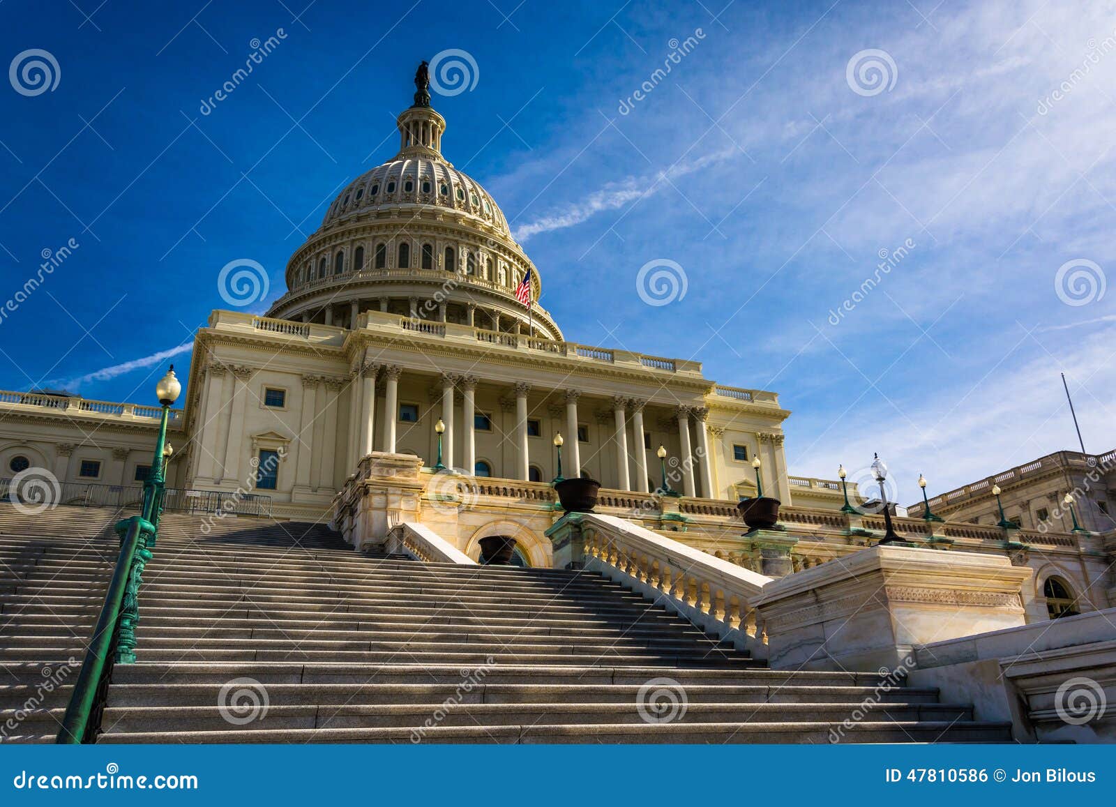 Steps To the Capitol, in Washington, DC. Stock Photo - Image of house ...