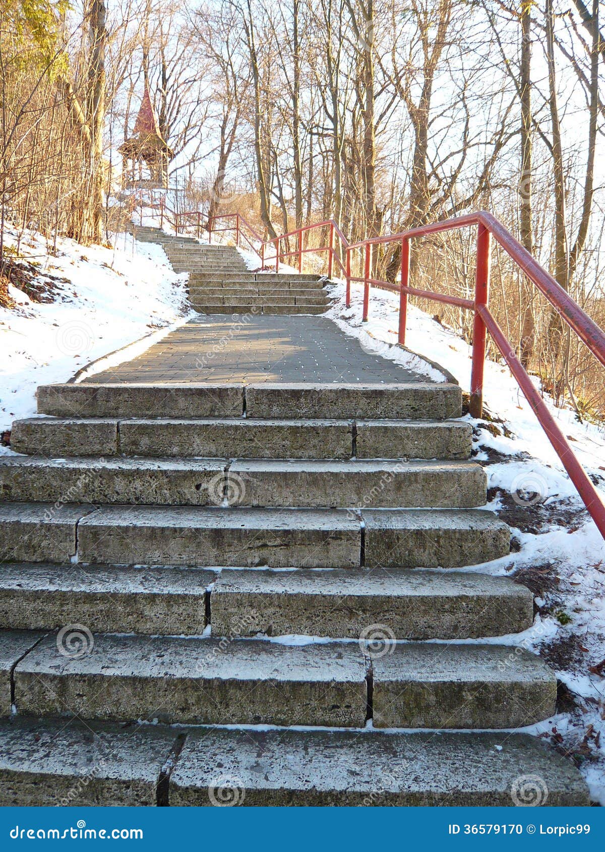 Steps to Hill stock photo. Image of steps, valley, town - 36579170
