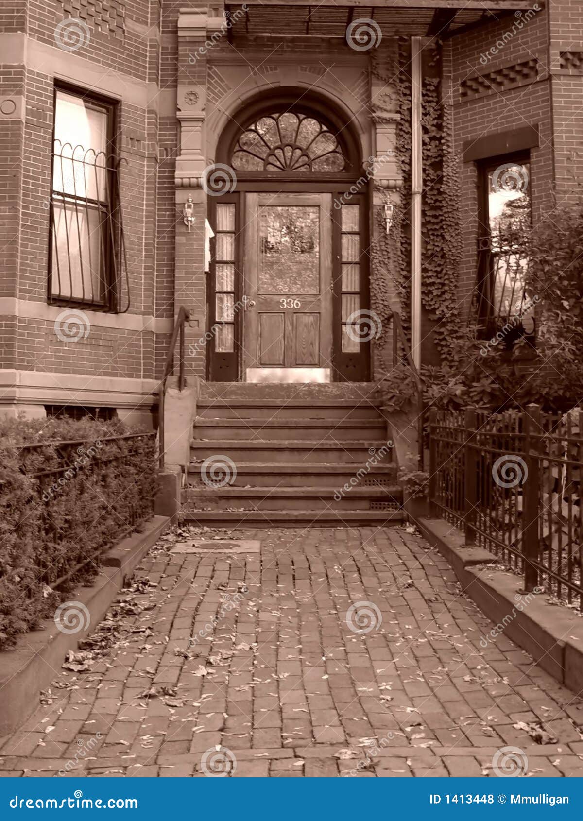 Steps to Home stock photo. Image of brick, hill, architecture - 1413448