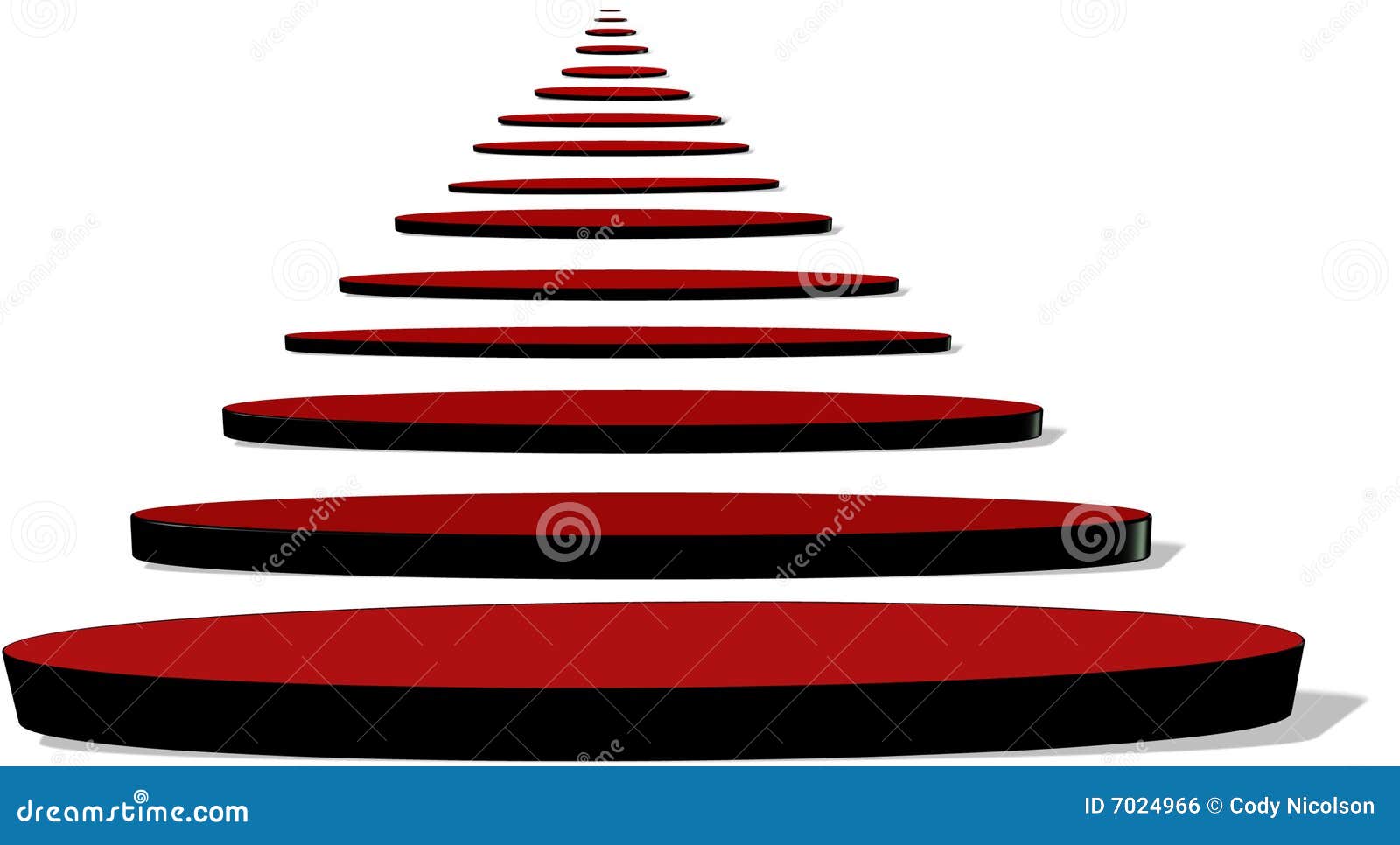 Steps to infinity stock illustration. Illustration of dimensional - 7024966