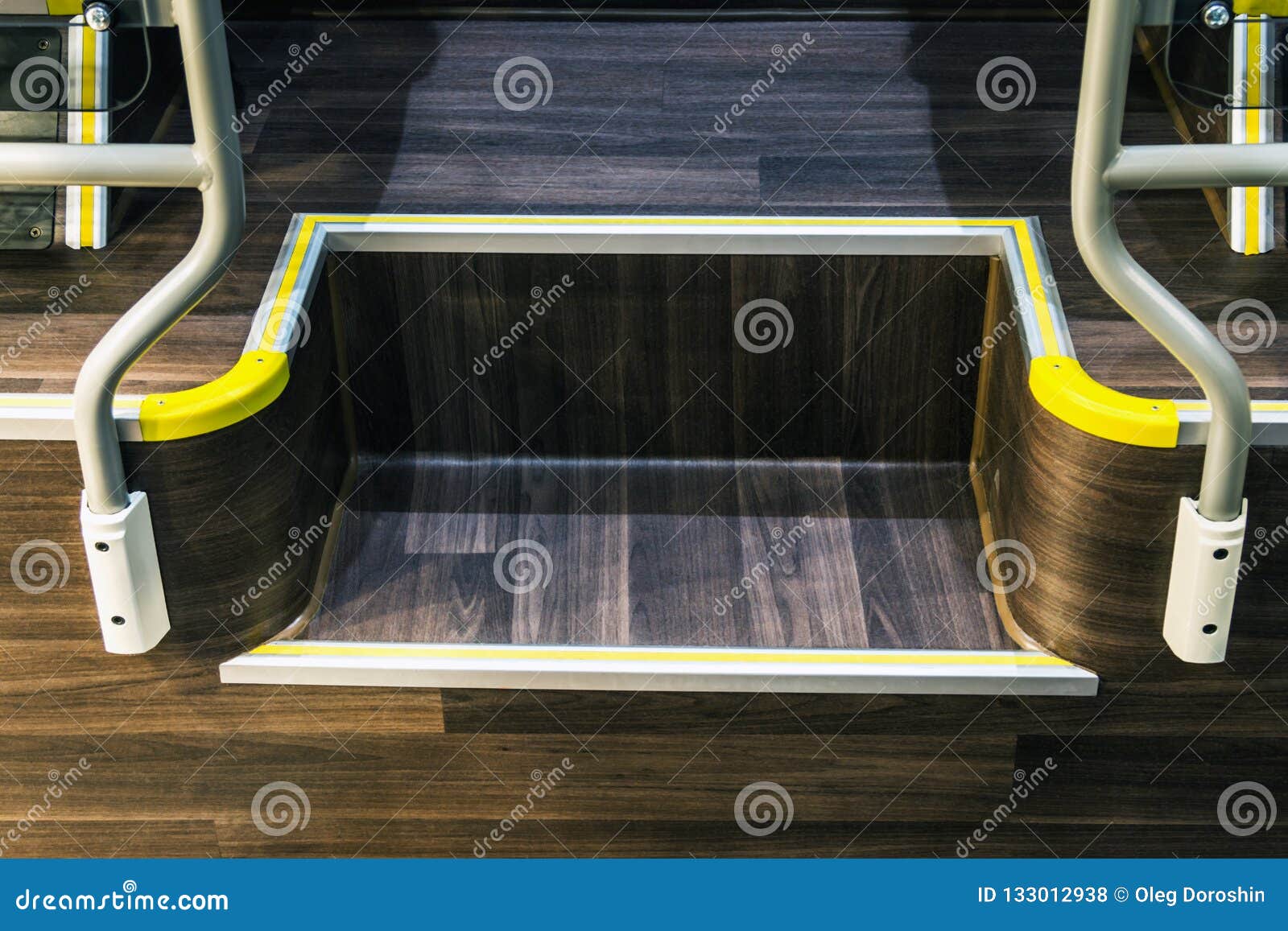 Steps To the Interior of a Modern Tourist Bus Stock Photo - Image of ...