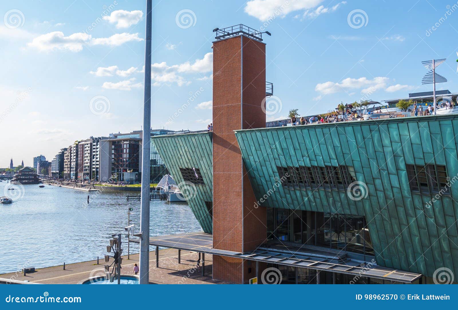 Steps To the Roof of Nemo Science Museum Amsterdam Editorial Image ...