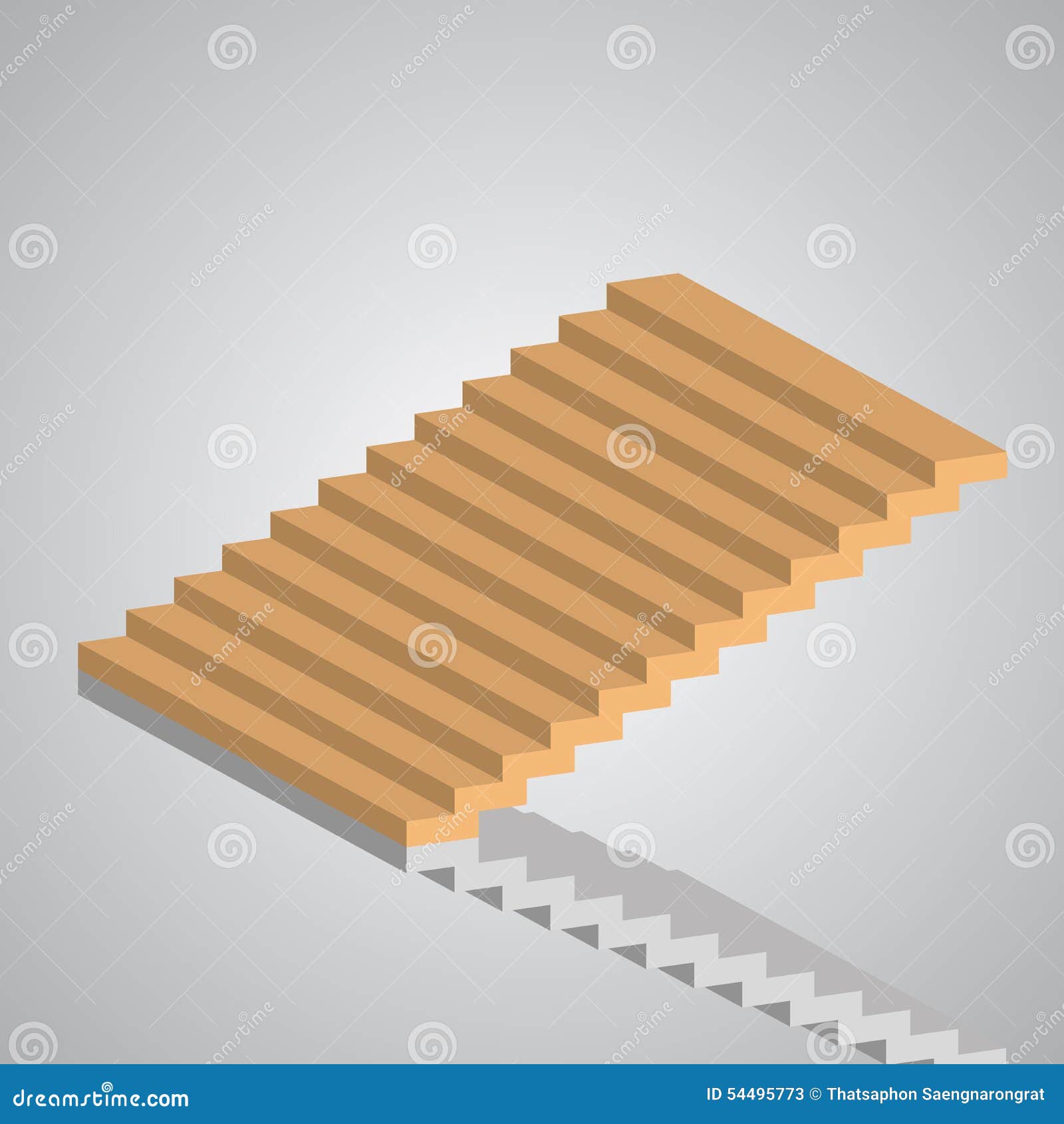 Steps To Success, Stair , Illustration Stock Vector - Illustration of ...