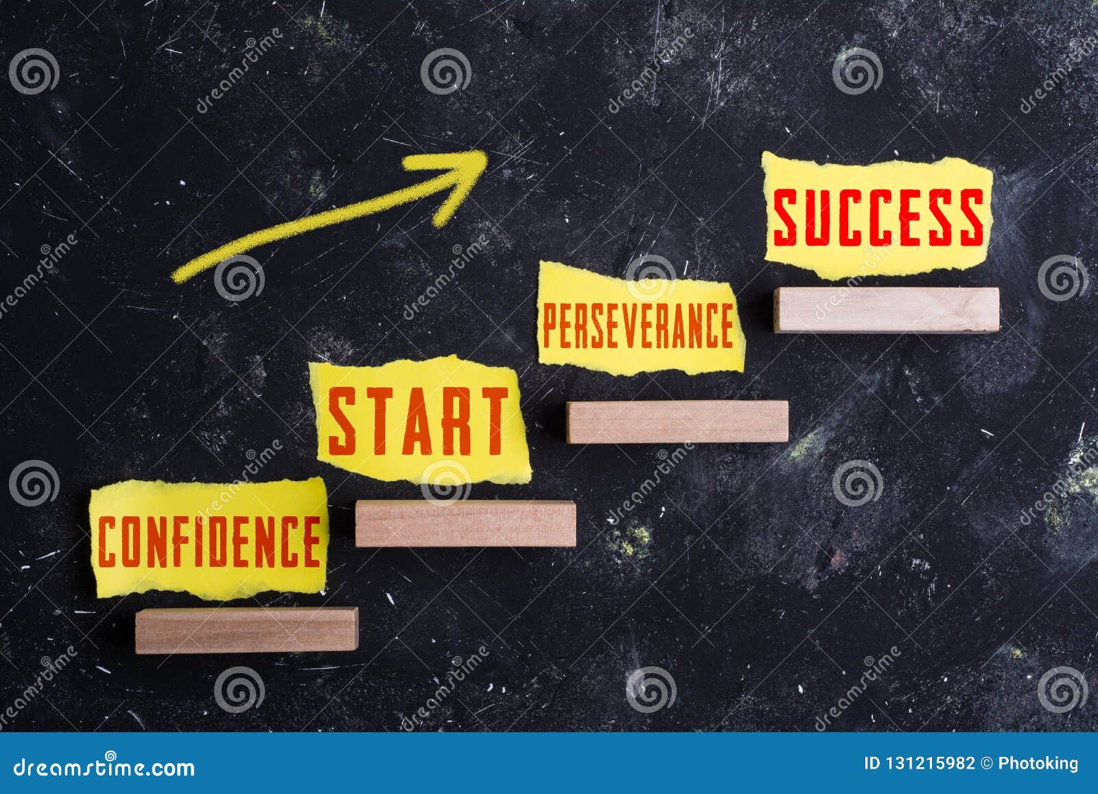 3 steps to success stock photo. Image of action, concept - 131215982