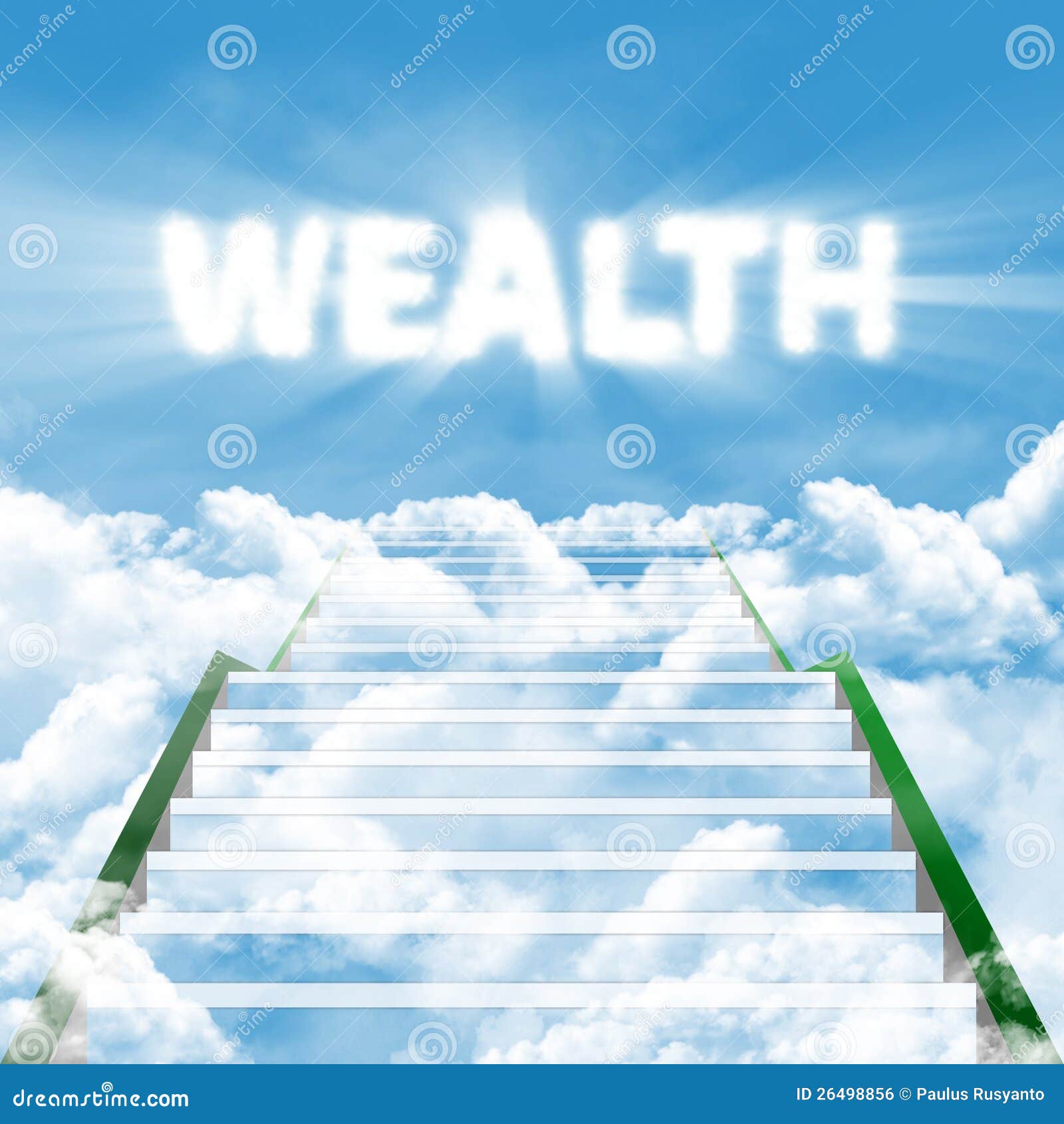 The steps to wealth stock photo. Image of glory, concept - 26498856