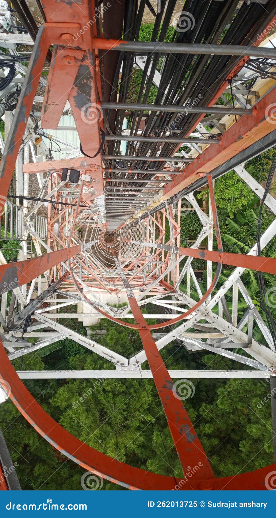 The Steps of the Tower Provider 70 Meter Stock Image - Image of ...