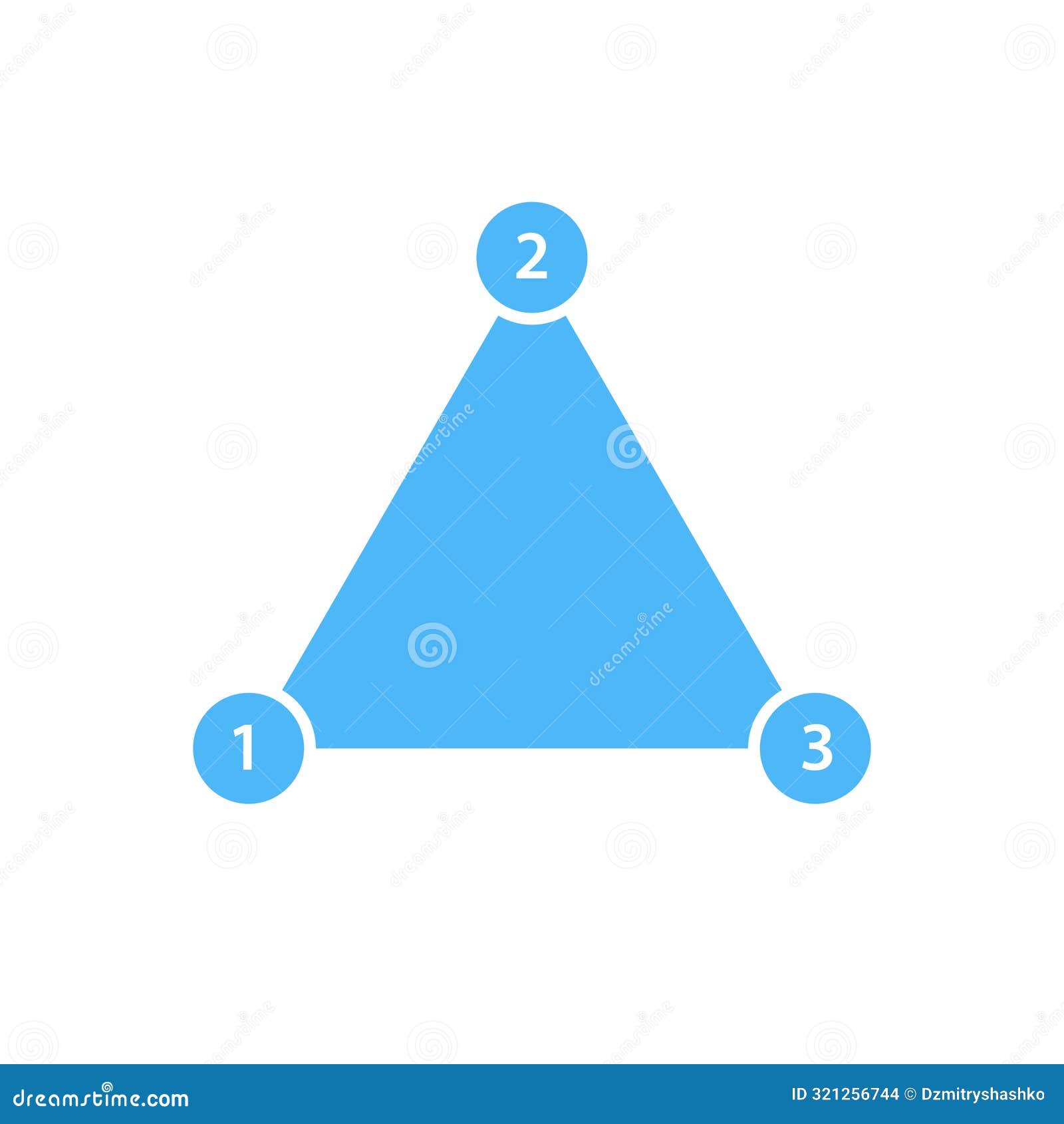 3 Steps Triangle Diagram Icon. Clipart Image Vector Illustration ... 3 Steps Triangle Diagram Icon. Clipart Image Vector Illustration ...