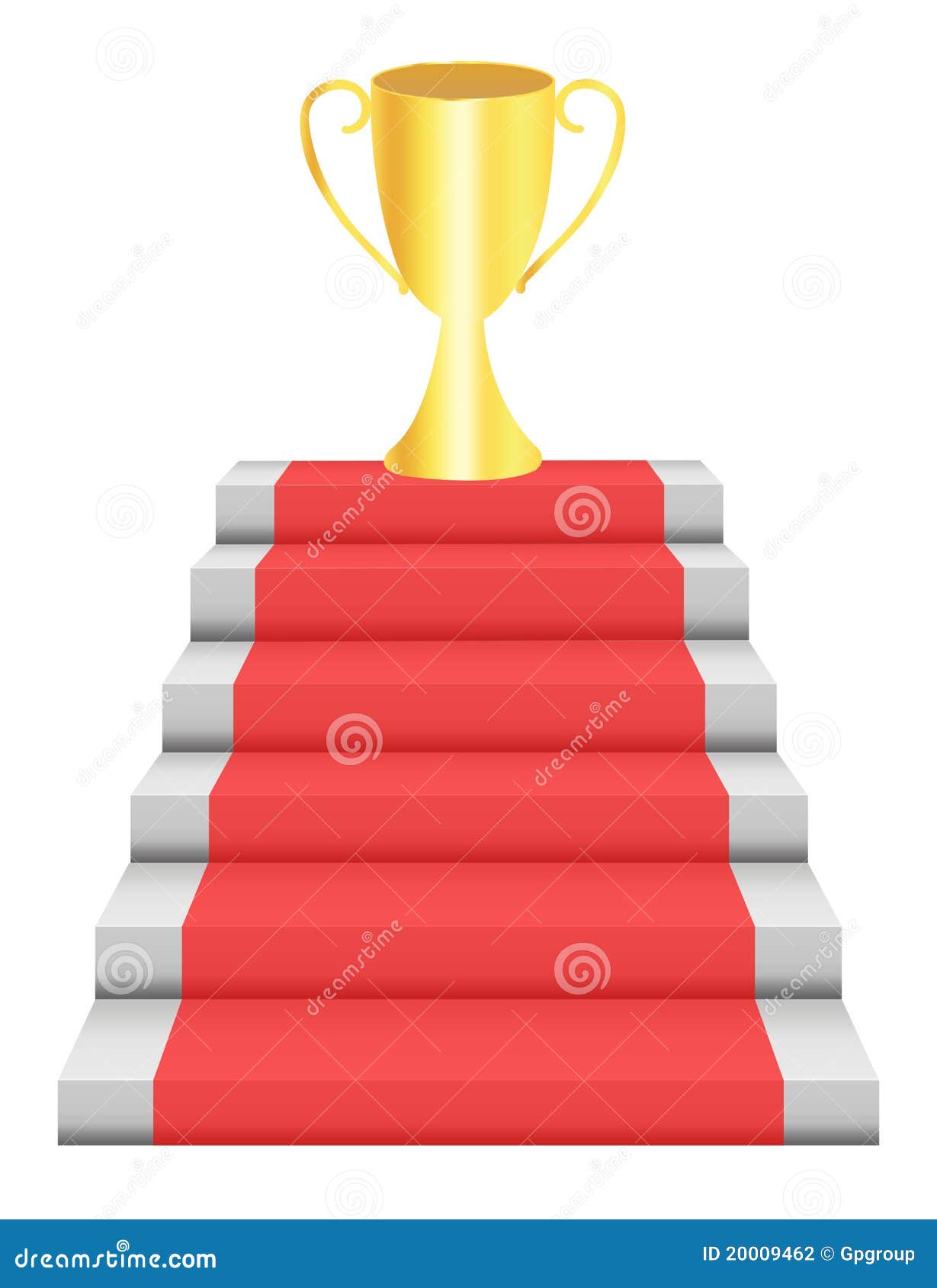 Steps And Trophy Stock Photography | CartoonDealer.com #20009462